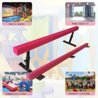China EPE Gymnastics Training Equipments Adjustable Balance Beam with Customized Color for sale