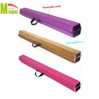 China Customized Logo Availabled Folding Gymnastics Balance Beam for Practice and Equipment for sale