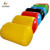 China Customized Logo PVC Inflatable Air Barrel for Gymnastics Training in Various Colors for sale