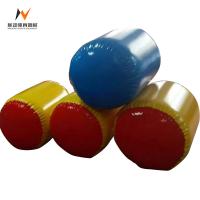 China Customized Logo PVC Inflatable Air Barrel for Gymnastics Training in Various Colors for sale