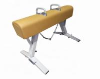 China Yellow and White Senior Pommel Horse The Perfect Equipment for Gymnastics Enthusiasts for sale