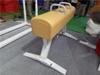 China Yellow and White Senior Pommel Horse The Perfect Equipment for Gymnastics Enthusiasts for sale