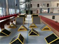 China Customized Color Wooden Frame Parkour ARC Box for Professional Body Building Equipment for sale