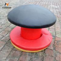 China Outdoor Gymnastics Trainer Mushroom Pommel Horse Equipment in Black for Customization for sale