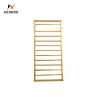 China Sturdy Construction Indoor Wooden Ladder for Gymnastics 9 Stepper Wall Home Exercise for sale