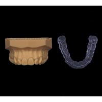 China Custom Medical Grade Acrylic Bruxism Guard 1.5mm 3mm Teeth Whitening Trays Jaw Strain Reduction for sale