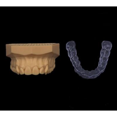China Custom Medical Grade Acrylic Bruxism Guard 1.5mm 3mm Teeth Whitening Trays Jaw Strain Reduction for sale
