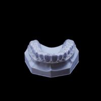 China Custom Medical Grade Acrylic Bruxism Guard 1.5mm 3mm Teeth Whitening Trays Jaw Strain Reduction for sale