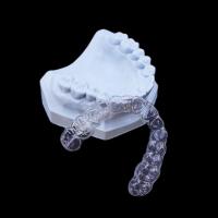 China Custom Clear Dental Retainer Essix Vivera Invisible Teeth Aligner 0.75mm for sale