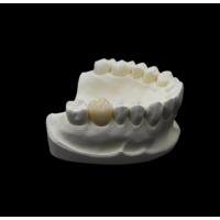China Translucent Dental Zirconia Crown 7.5 Mohs Hardness High Strength Zircon Restoration for Digital Lab for sale