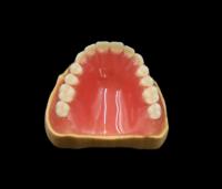 China PMMA High Impact Denture Acrylic Natural Gum Colored Framework 100mm x 80mm for sale