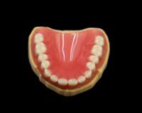 China PMMA High Impact Denture Acrylic Natural Gum Colored Framework 100mm x 80mm for sale