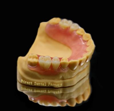 China Translucent Pink Valplast Denture Flexible Partial Biocompatible Nylon Resin for sale