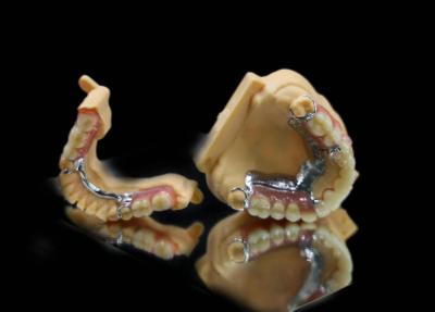 China Biocompatible CCP Dental Cobalt Chromium Alloy Metal Framework for Removable Partial Dentures for sale