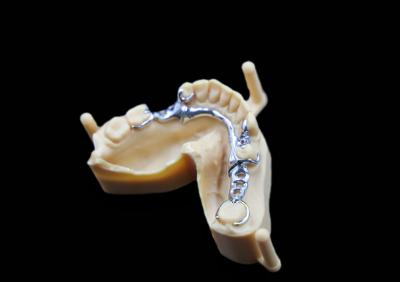 China 3D Printed Dental Metal Framework for Removable Partial Dentures CoCr Alloy 800 MPa for sale