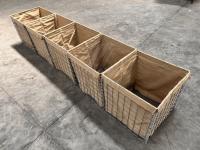 China Customized Hesco Bastion Barrier Prefabricated Hesco Defensive Barriers for sale