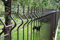 China Garden 3D Curved Wire Mesh Fencing Refined Hot Dipped Galvanized Fence for sale