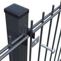 China Q235 Low Carbon Stee Twin Wire Mesh Fencing 8/6/8mm Anti Ultraviolet for sale