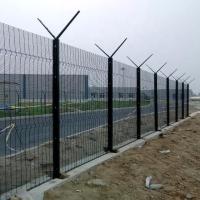 China Airport 358 Anti Climb Security Fence Anti Ultraviolet Weld Wire Fence for sale