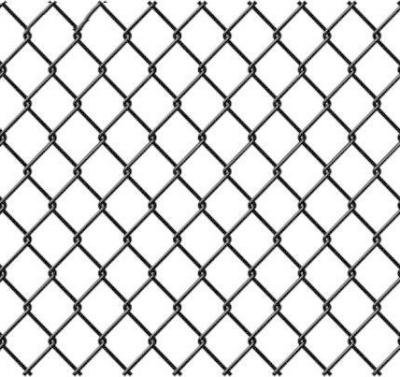 China Galvanized PVC Coated Chain Link Fence Diamond Hole For Sports Ground for sale
