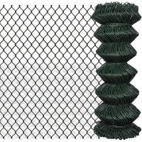 China Galvanized PVC Coated Chain Link Fence Diamond Hole For Sports Ground for sale