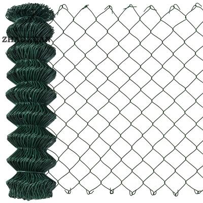 China Football Ground Chain Link Fencing Heat Treated Security 50*50mm for sale