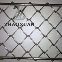 China Dark Green Anti Corrosive Chain Link Fence 1.8mm 2.5mm 4.0mm 3.5mm Dia. for sale