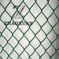 China Dark Green Anti Corrosive Chain Link Fence 1.8mm 2.5mm 4.0mm 3.5mm Dia. for sale