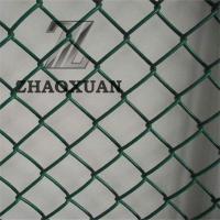 China Anti Corrosive Chain Link Fence PVC Coated 1.8mm 2.5mm 4.0mm 3.5mm Dia for sale