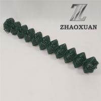 China Diamond Hole Galvanized Chain Link Wire Fence For Football Field for sale