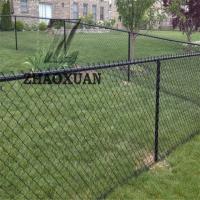 China Diamond Hole Galvanized Chain Link Wire Fence For Football Field for sale