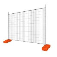 China Removable Temporary Security Fence Anti Impact With Rubber Feet for sale