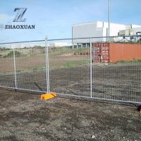China Dip Galvanized Temporary Security Fence Removable Anti Impact for sale