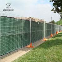 China Dip Galvanized Temporary Security Fence Removable Anti Impact for sale