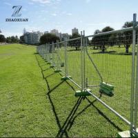 China Removable Temporary Security Fence Anti Impact With Rubber Feet for sale