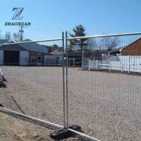 China Removable Temporary Security Fence Anti Impact With Rubber Feet for sale