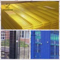 China 3m Height 358 High Security Fencing Security Airport Fence Dip Galvanized for sale