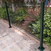 China Outdoor Metal Wire Mesh Panels 3D Fence For School / Sports Fields for sale