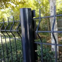 China Outdoor Metal Wire Mesh Panels 3D Fence For School / Sports Fields for sale