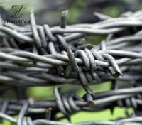 China Hot Dipped Galvanized Steel Barbed Wire High Security 0.4mm-0.6mm for sale