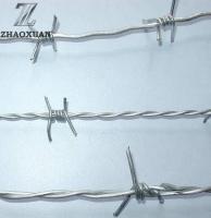 China 1.6mm Steel Barbed Wire Hot Dipped Galvanized For Fence Construction for sale