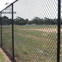 China Outdoor Playground Chain Link Fence Tennis Court Diamond Twisted Fence Panels for sale