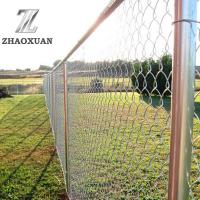 China Outdoor Playground Chain Link Fence Tennis Court Diamond Twisted Fence Panels for sale