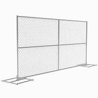 China America Chain Link Temporary Security Fence Site Security Fencing Panels for sale