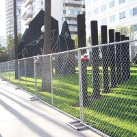 China America Chain Link Temporary Security Fence Site Security Fencing Panels for sale