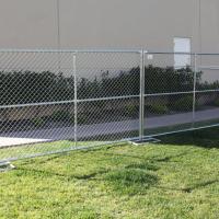 China America Chain Link Temporary Security Fence Site Security Fencing Panels for sale
