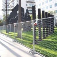 China America Chain Link Temporary Security Fence Site Security Fencing Panels for sale