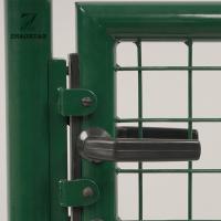 China Garden Swing Fence Gate Single Leaf Door 1.0m 1.2m 1.5m Width for sale