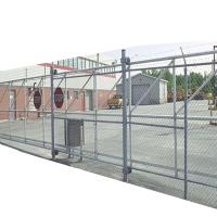 China Automatic Sliding Steel Fence Gate Systems Rot Proof 1.4m-2.2m Height for sale
