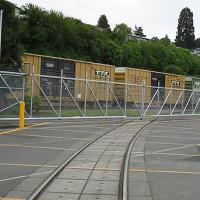 China Automatic Sliding Steel Fence Gate Systems Rot Proof 1.4m-2.2m Height for sale